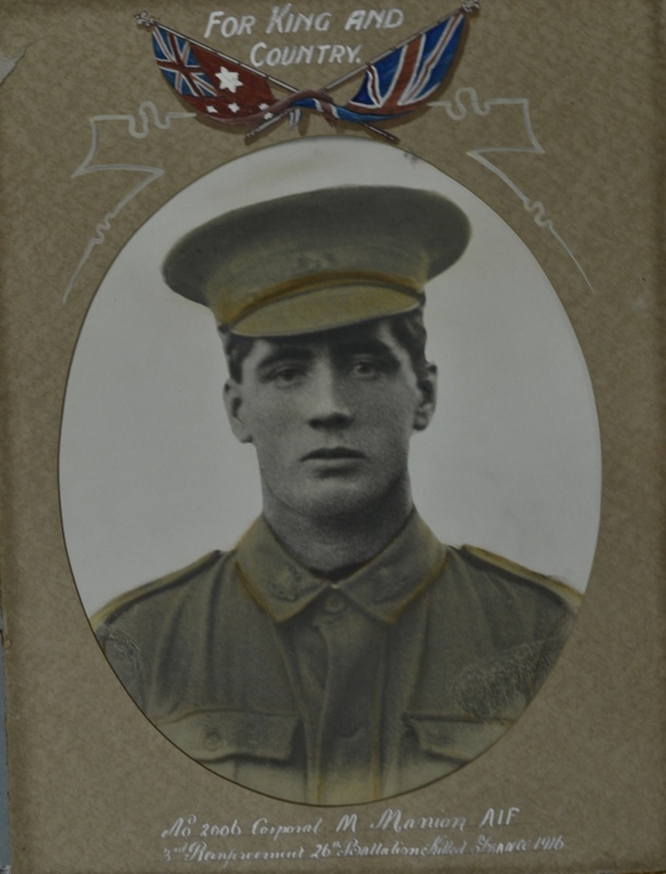 Corporal Michael Manion; unknown; c. 1916; BMHC_14636 | eHive