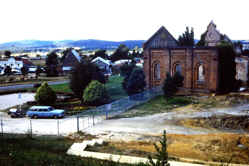 Hart shaft engine and winder house, Beaconsfield Gold Mine; Miedecke ...