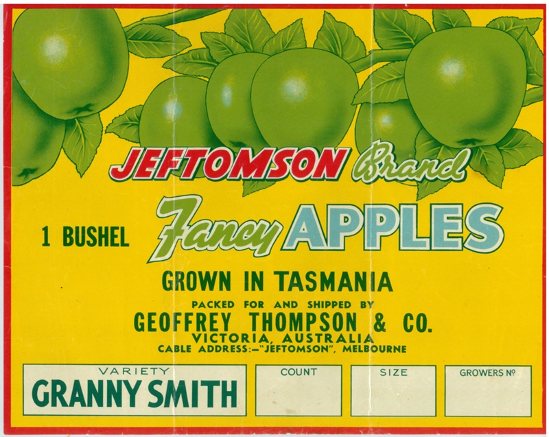 Packing case label; unknown; c. 1950s?; GSM_01036 | eHive