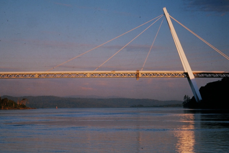 Batman Bridge and kanamaluka / Tamar estuary; Burnett, Rob; 1990s ...