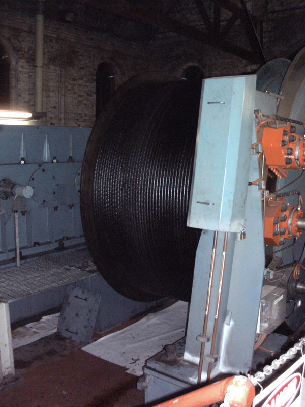 Winder drum, Beaconsfield gold mine; Clark, Cyril; 2012; BMHC_18055 | eHive