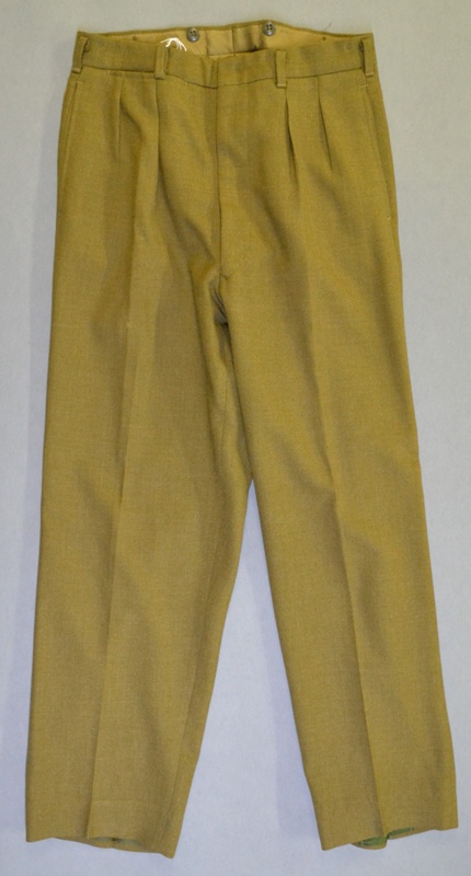 Battledress Trousers; Australian Government Clothing Factory; 1976 ...