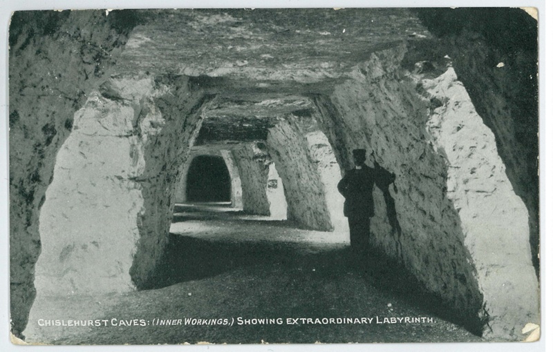 Chislehurst Caves: (Inner workings), Showing Extraordinary Labyrinth ...