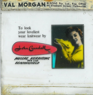 Slide, advertising; Val Morgan & Sons; c. 1965; BMHC_12593 | eHive