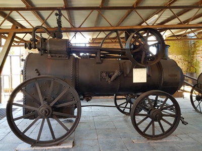 Portable steam engine; Clayton & Shuttleworth; 1881; GSM_00203 | eHive