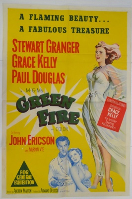 Film poster, 'Green fire'; William F. Schey; 1954; GSM_00676 | eHive