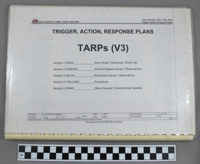 Trigger, action, response plans; Beaconsfield Mine Joint Venture (BMJV ...