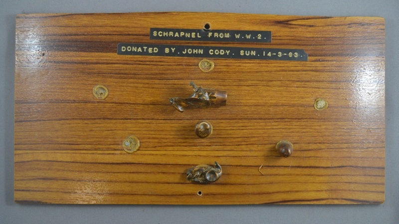 Shrapnel from World War 2; unknown; 1939 - 1945; BMHC_15471 | eHive