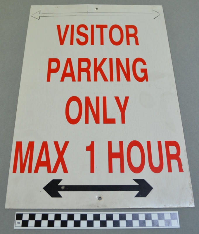 Advisory sign; unknown; c. 2005; BMHC_17418 | eHive