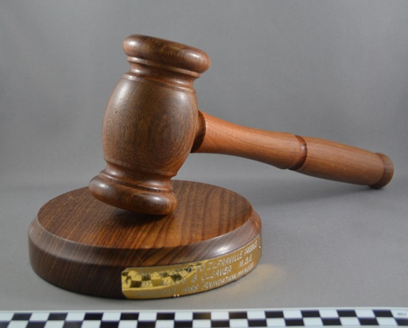 Cased gavel and chain of office; 1987 - 2020; BMHC_16061 | eHive