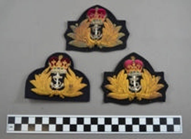 Royal Australian Navy cap badges; unknown; post 1953 ; BMHC_15398 | eHive