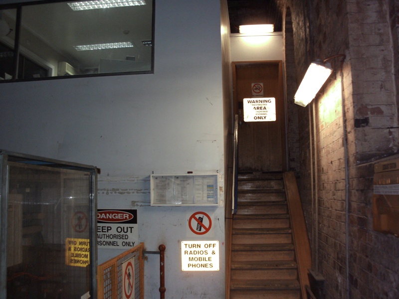 Interior of winder house, Beaconsfield gold mine; Clark, Cyril; 2012 ...