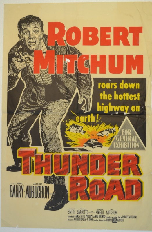 Fim poster, 'Thunder road'; 1958; GSM_00694 | eHive