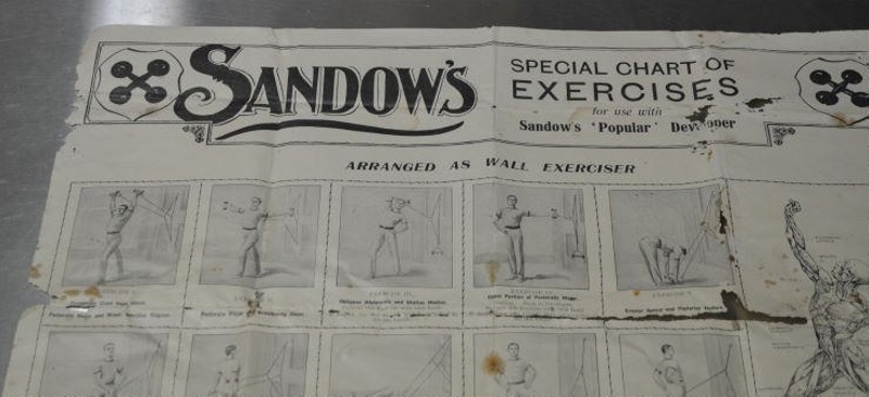 Sandow's special chart of exercises; Sandow's Health Appliance Company ...