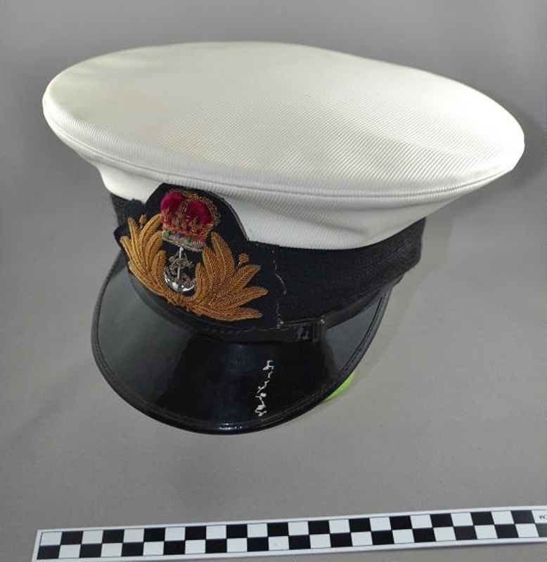 RAN officer's cap; Herman and Josper; 1967 - 1996; BMHC_15285 | eHive