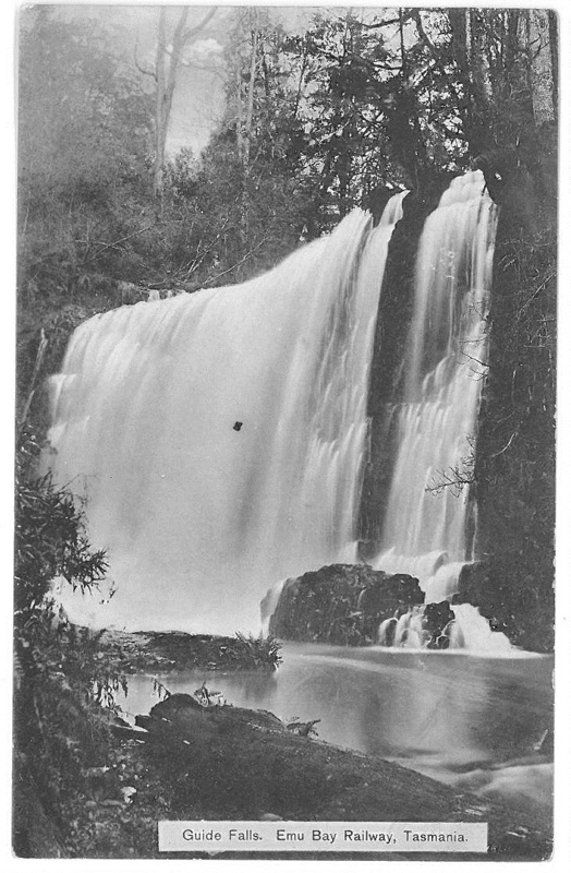 Guide Falls, Tasmania; Spurling & Son; c. 1908; BMHC_08321 | eHive