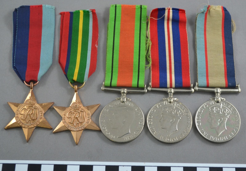 WW2 service medals; c.1946; BMHC_13082 | eHive