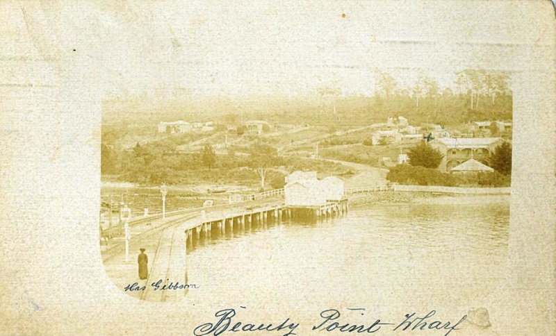 Beauty Point Wharf, Tasmania; unknown; c. 1900; BMHC_11097 | eHive