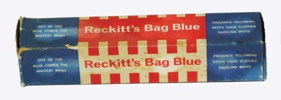 Packet, 'Reckitt's Bag Blue', cardboard; Reckitt and Colman Ltd; [1930 ...