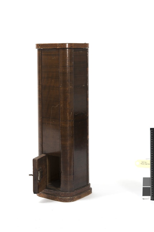 Theatre ticket box, wood; c. 1938; 2014.46.1 | eHive