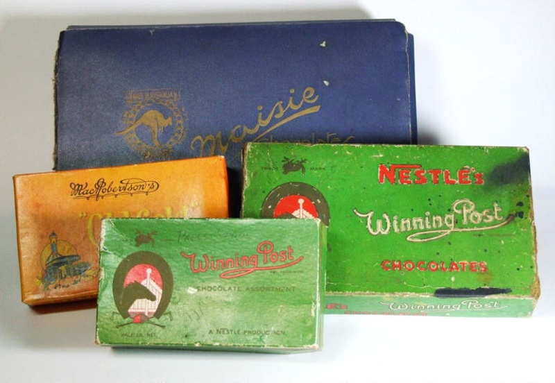Chocolate boxes, cardboard; MacRobertson Pty Ltd; Nestle; [1940-1960 ...
