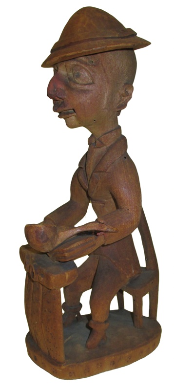 Seated Colonial Male Figure; African, Yoruba peoples; 19th-20th century ...
