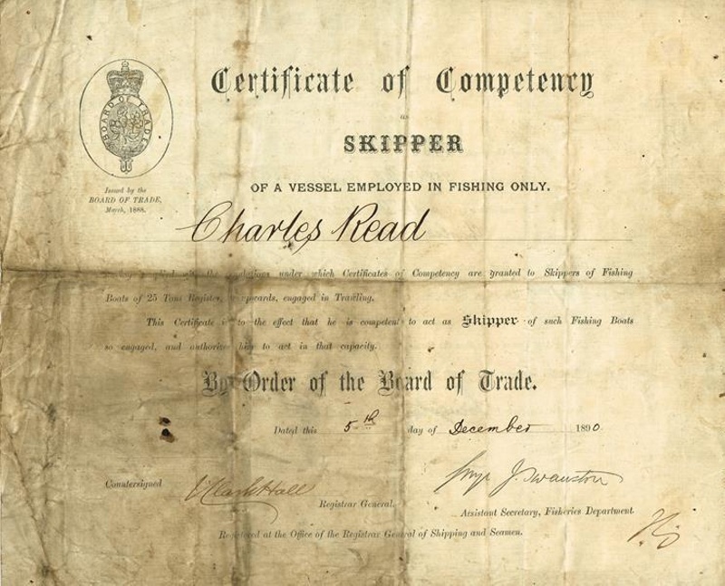 Skipper competency certificate; LOWMS:2015.123 | eHive