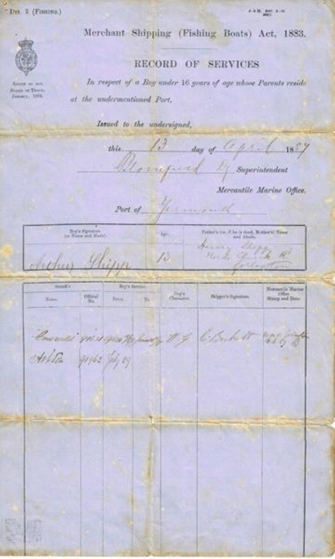 Record of Service Certificate; LOWMS:2004.019 | eHive