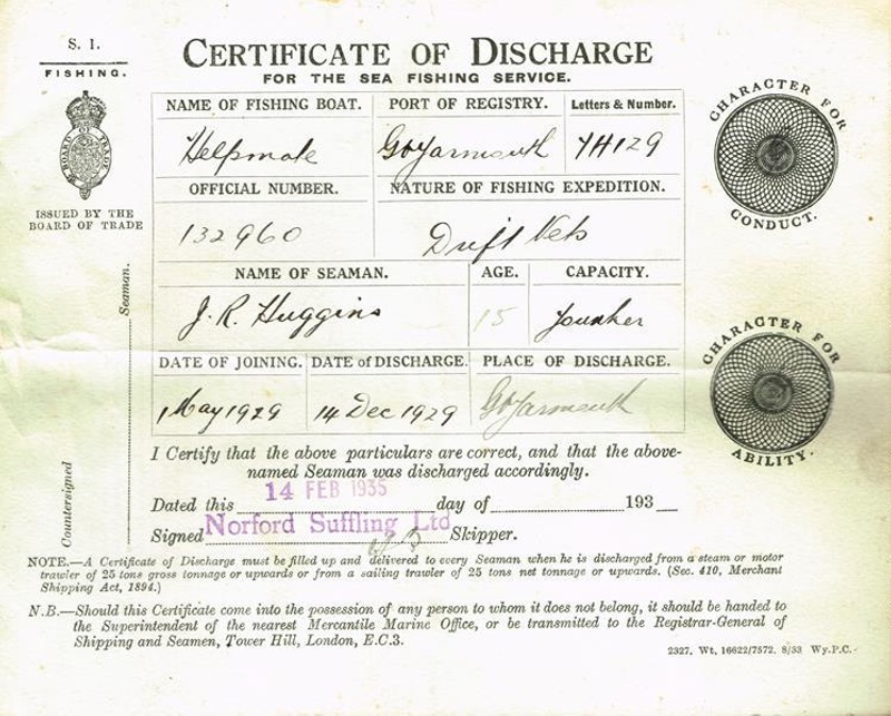 Discharge Certificates; LOWMS:2007.105 | eHive