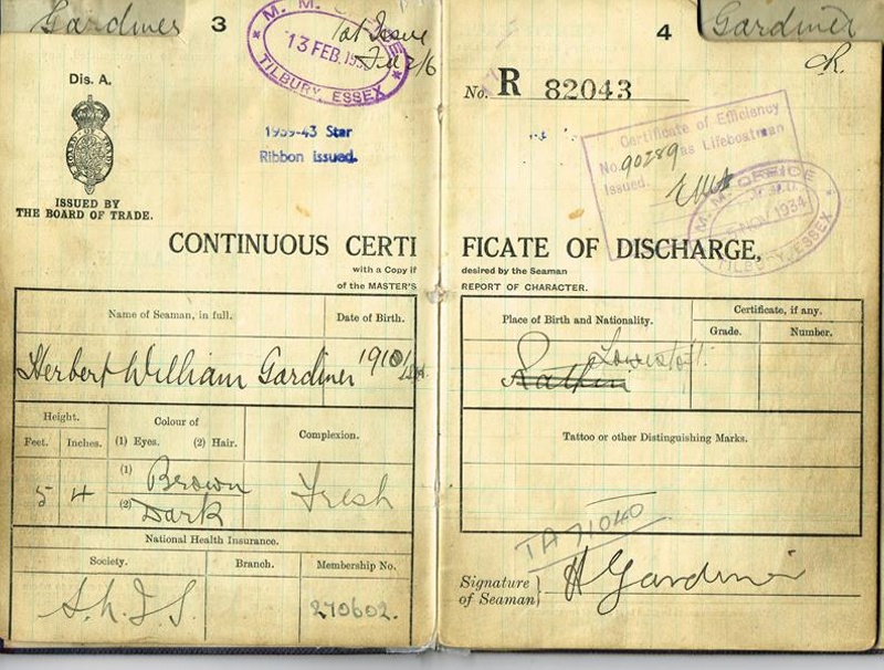 Discharge Certificate; LOWMS:2018.013 | eHive