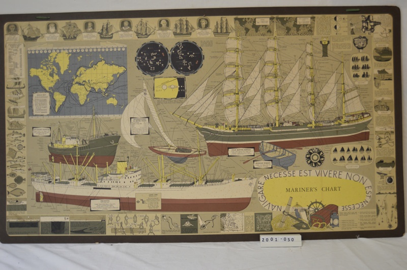 poster 'Mariner's Chart'; LOWMS:2001.050 | eHive