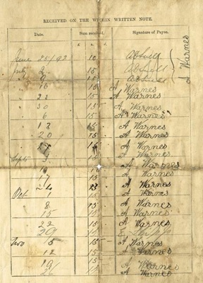 Seaman's Allotment Note certificate; LOWMS:2015.129 | eHive