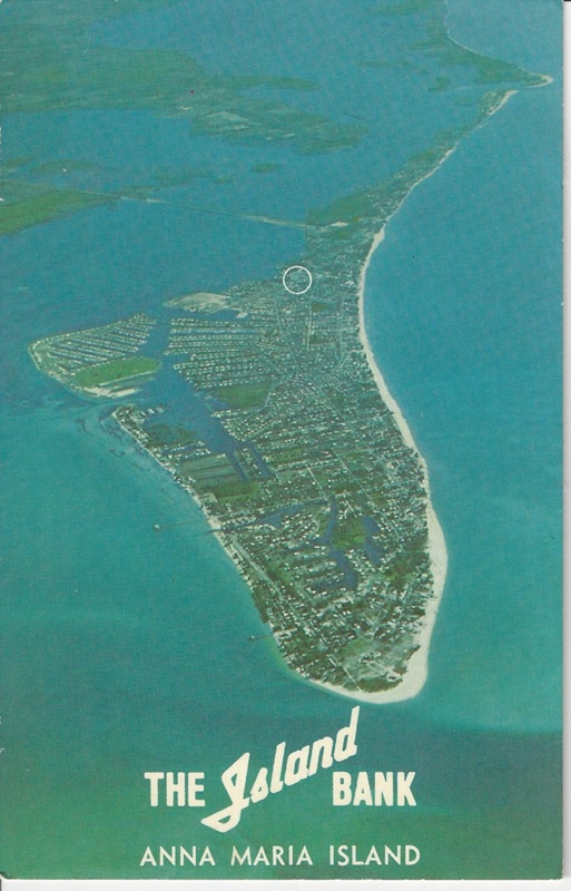 Postcard of Anna Maria Island from the Island Bank; ARC2014.35.8 | eHive