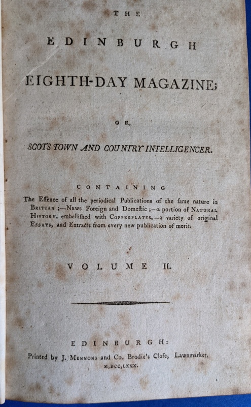 The Edinburgh Eighth Day Magazine; BK658 | eHive