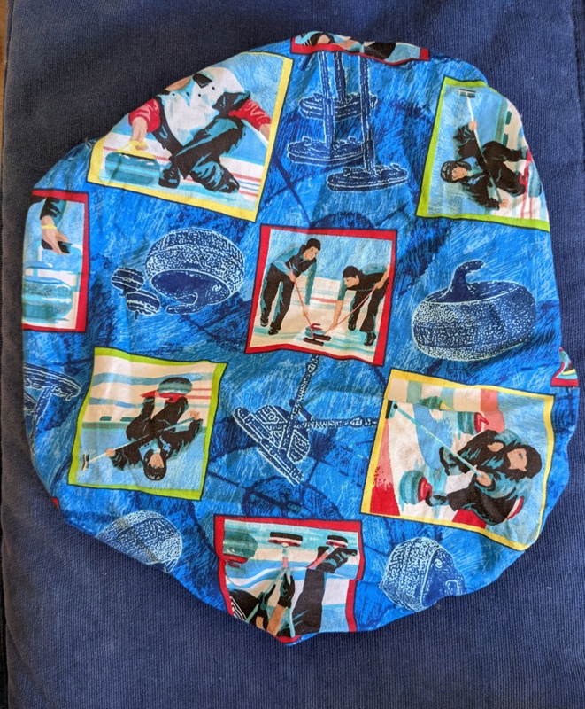 Curling-themed Shower-Cap; MC261 | eHive