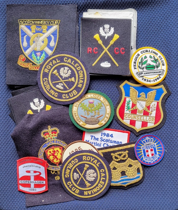 Collection of Cloth Badges and 2 Neck Ties; MC397 | eHive