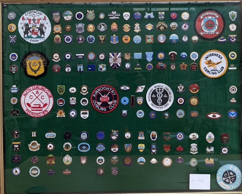 Collection of Curling Club Badges; MC364 | eHive