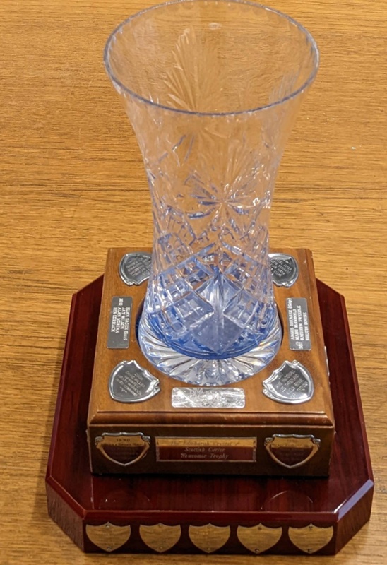Scottish Curler / Edinburgh Crystal Newcomer Trophy; TR026 | eHive