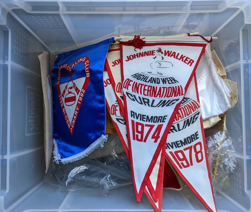 Collection of club and event pennants; MC104 | eHive