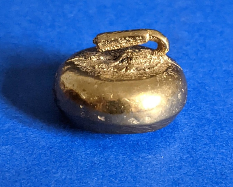 Miniature Metal Curling Stone; PZ389 | eHive
