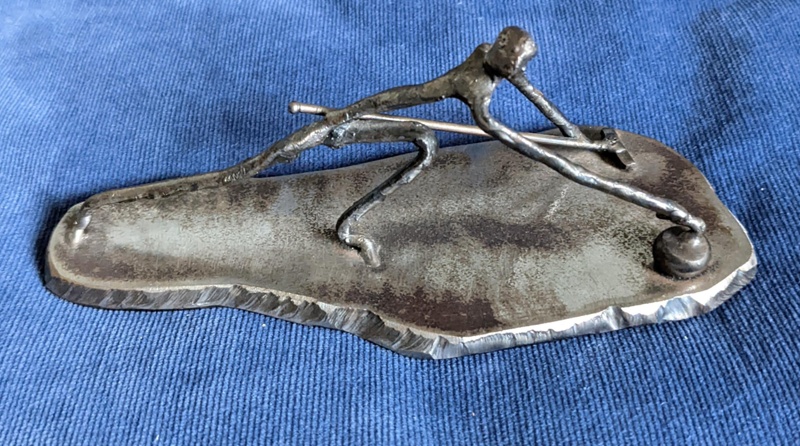 Curling Figure On Base; MC277 | eHive