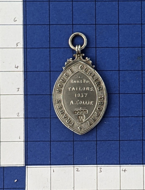 Trades House Curling Trophy Medal; T S Cuthbert, Buchanan St, Glasgow ...