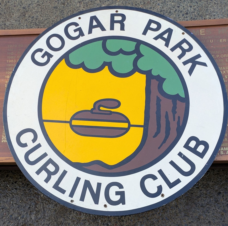 Gogar Park Curling Club Ice Rink Sign; MC740 | eHive