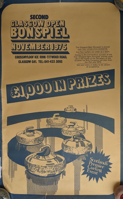 Glasgow Open Bonspiel 1975 Poster; PR280 | eHive