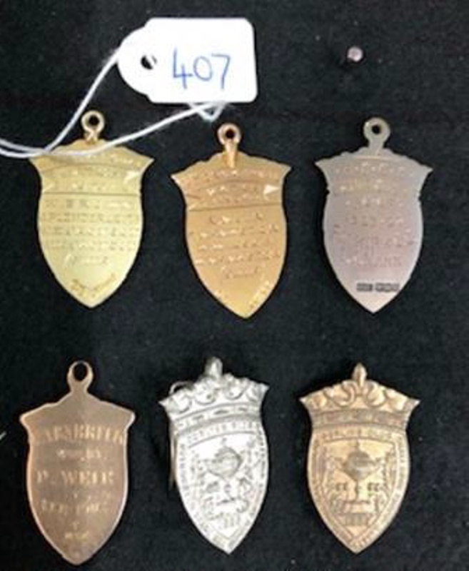 Assorted RCCC Shield medals; ME772 | eHive