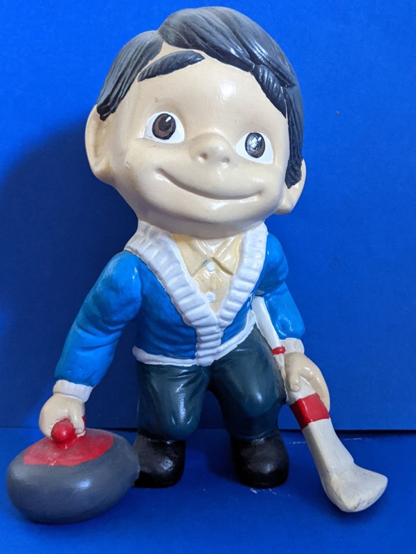 Porcelain Curling Figure; PZ324 | eHive