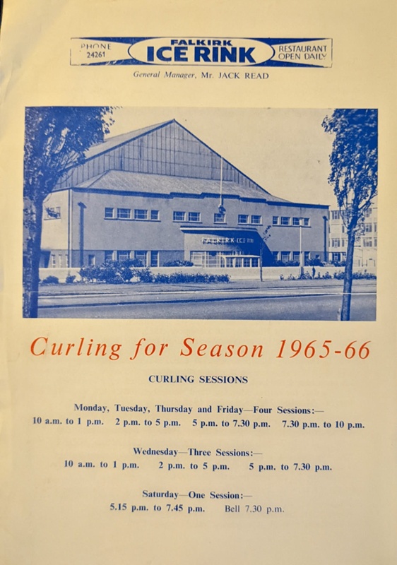 Falkirk Ice Rink Programme 1965-66; PM385 | eHive