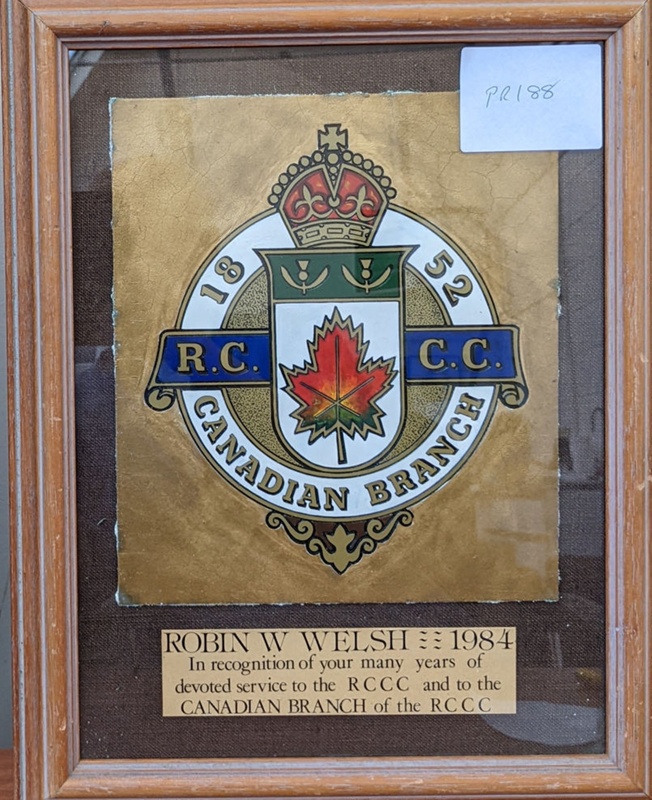 Canadian Presentation To Robin Welsh 1984; PR188 | eHive