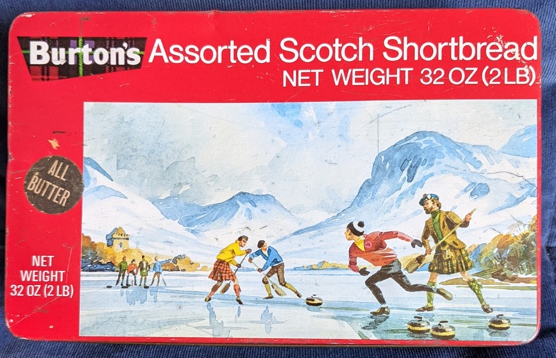 Curling Themed Biscuit Tin; MC110 | eHive