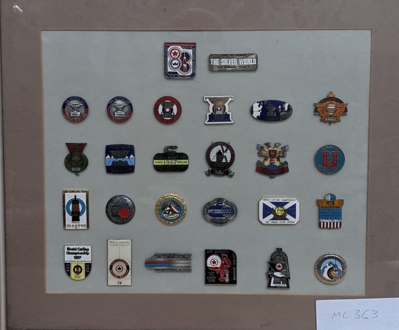 Collection of Curling Club Badges; MC363 | eHive